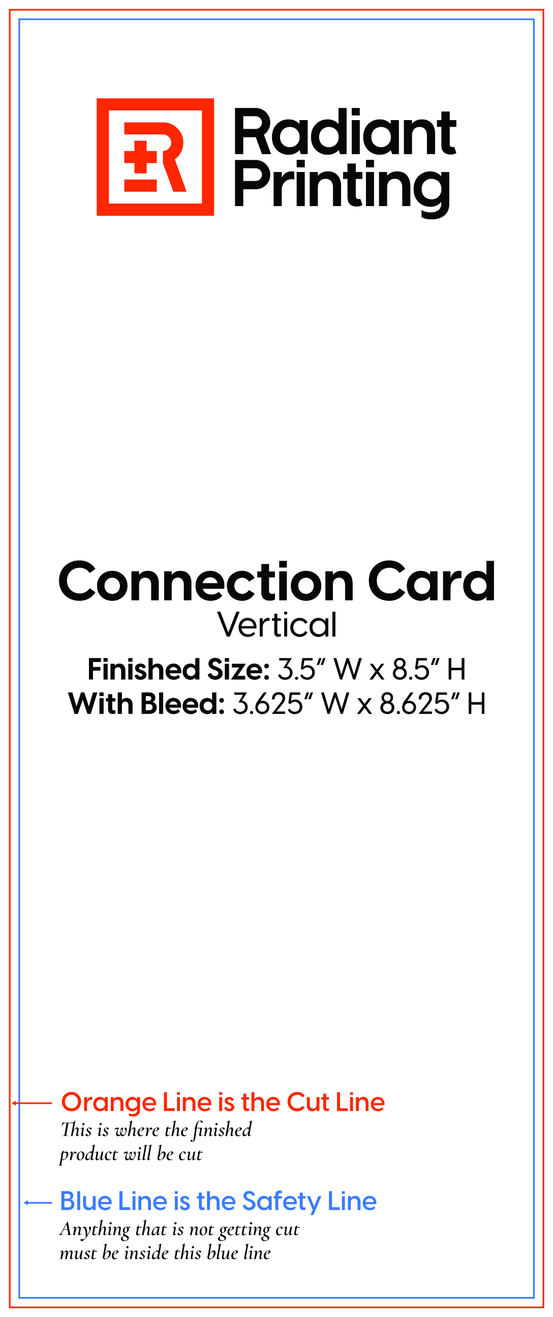 Connection Cards - Radiant Printing